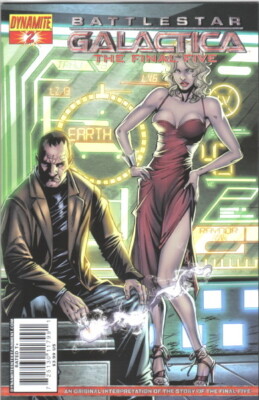Battlestar Galactica The Final Five Comic #2 B Dynamite 2009 VERY HIGH ...