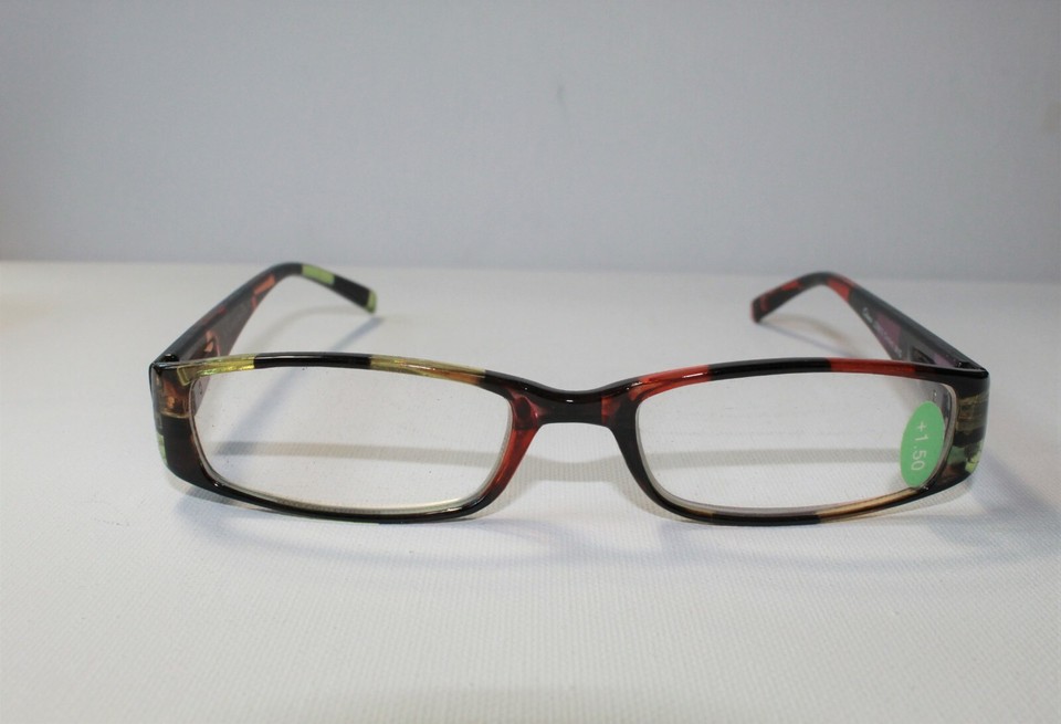 MAGNIVISION READER W/ CASE: COLORFUL SQUARE Print 1.50 | eBay