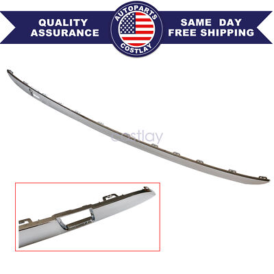 New 1668852474 Replacement Rear Bumper Cover Upper Molding 2016-18 Fits ...