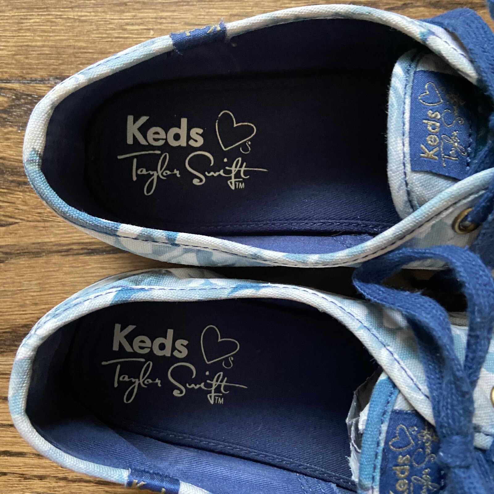HTF Taylor Swift X Keds RARE Collab Blue Floral Shoes… - Gem