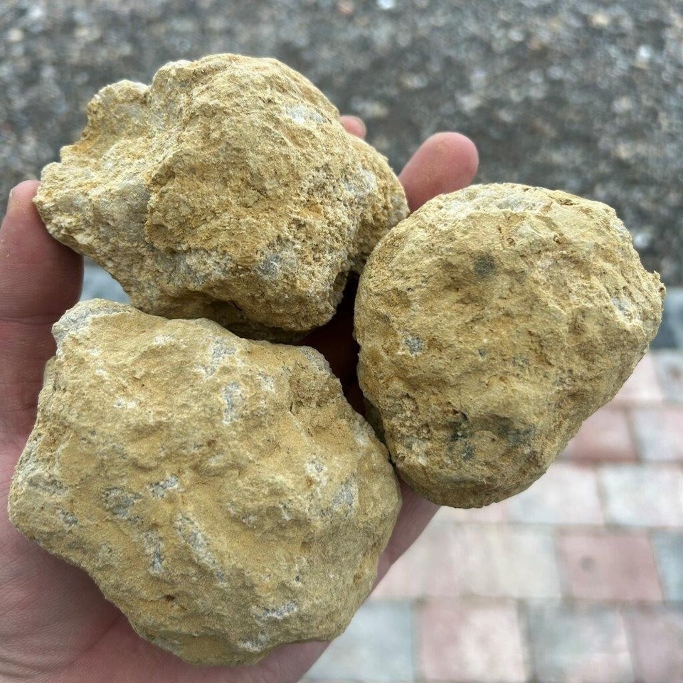 1x Large Unbroken DIY Whole Quartz Geode, Fairy Cave Break Your Own ...