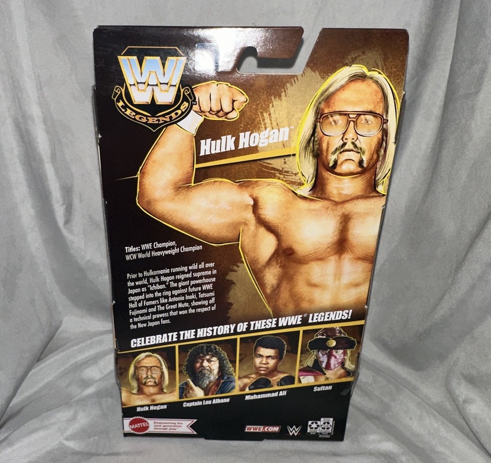 Mattel WWE Elite Legends Series 22 Hulk Hogan Chase Variant Action ...