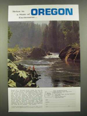 1967 Oregon Tourism Ad - Relax in a State of Excitement | eBay