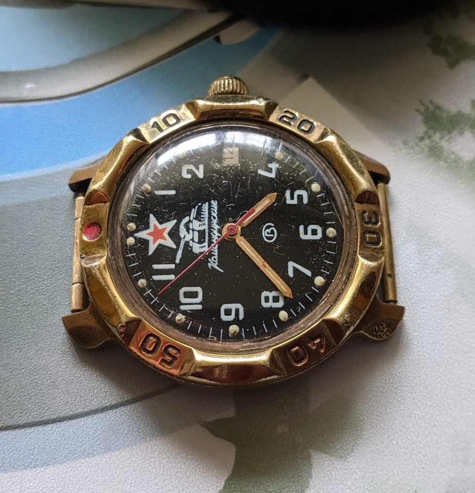 WOSTOK KOMANDIRSKIE "Soviet TANK" Vintage military Watch made in the ...