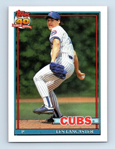 1991 Topps Les Lancaster Chicago Cubs #86 | eBay