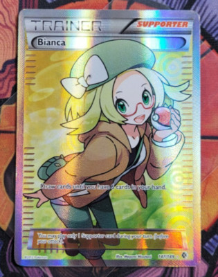 Bianca 147/149 Full Art Supporter Boundaries Crossed Pokemon Card TCG ...