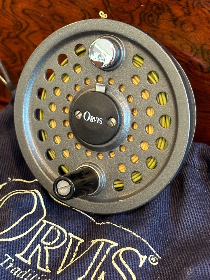 Orvis Battenkill ¾ Spool with WF4 Rio Grand Fly Line Fly Fishing | eBay