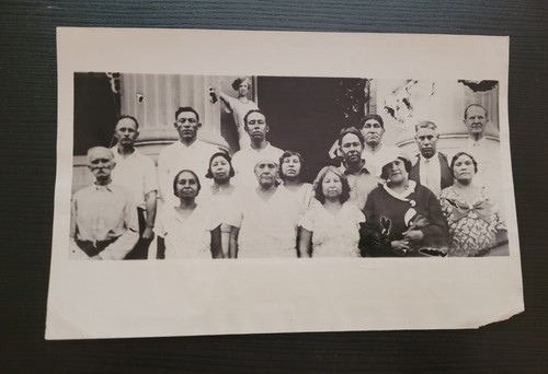 1934 original Jackson Barnett family Creek Indian photo Oklahoma ...