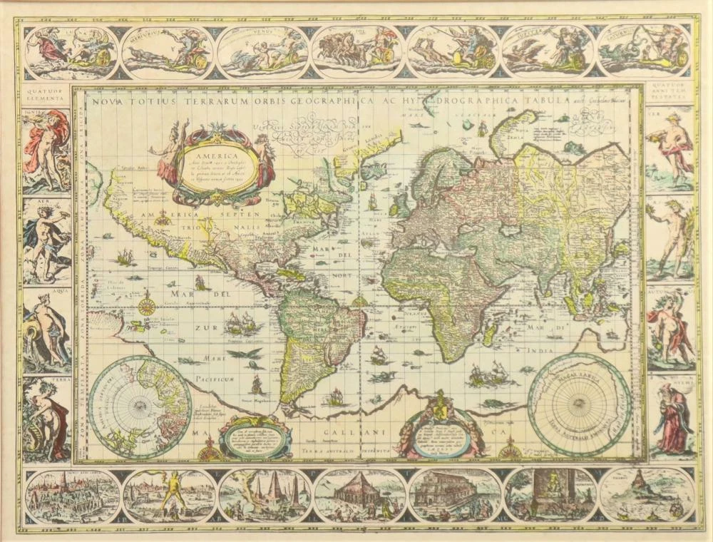 Christopher Columbus World Map