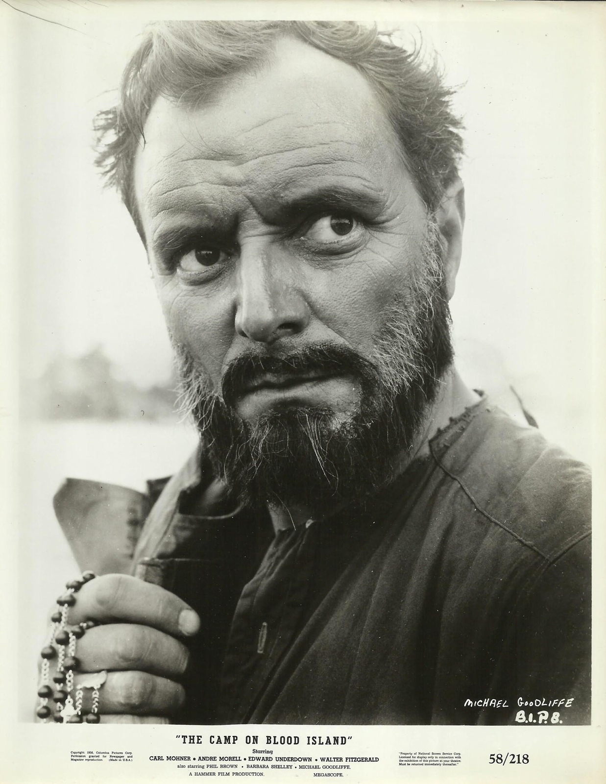 MICHAEL GOODLIFFE in "The Camp on Blood Island" Original Vintage ...