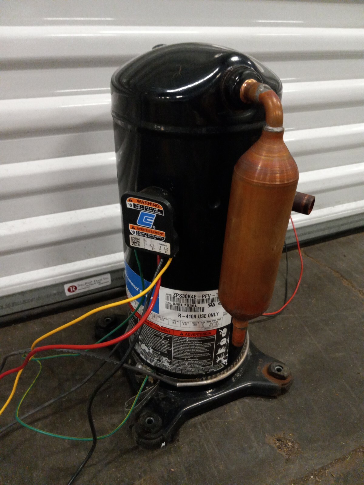 COPELAND ZPS30K4E-PFV-130 230/1/60 R-410A TWO-STAGE SCROLL A/C ...