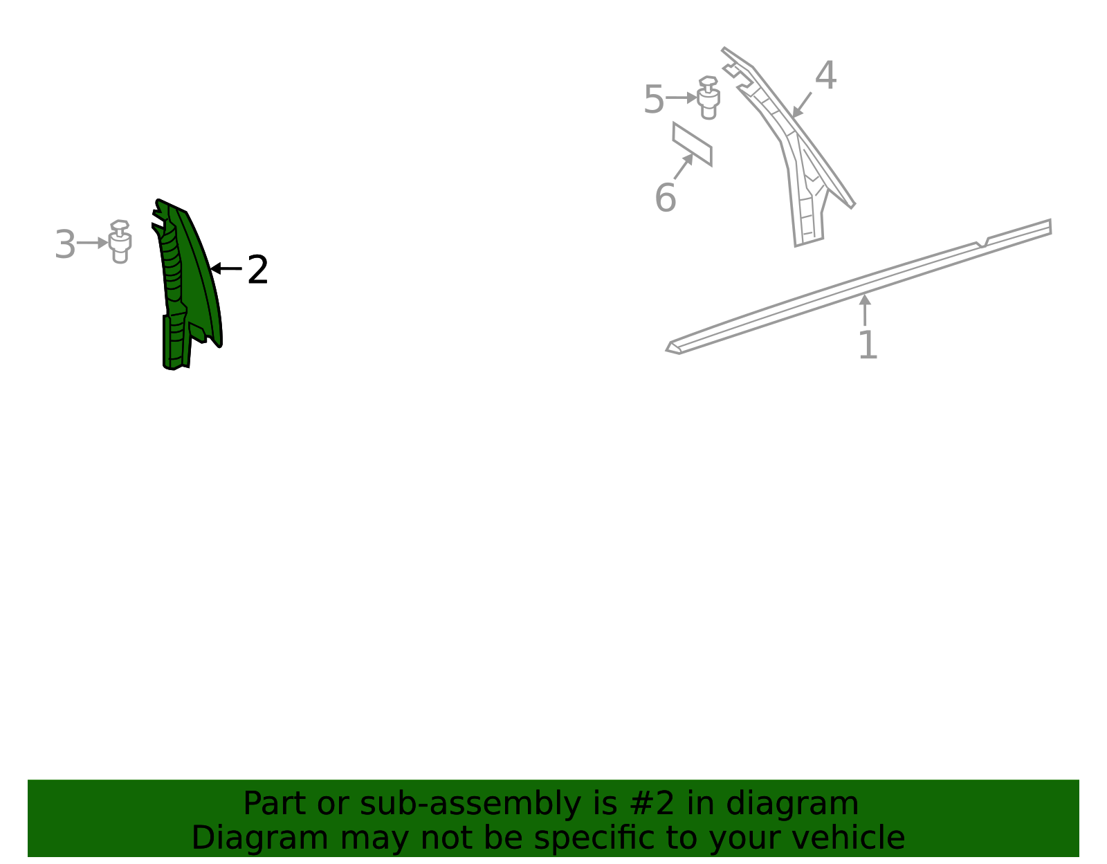 OEM 2019 Volkswagen Jetta Premium Sedan Door Applique Trim 17A-839-901 ...