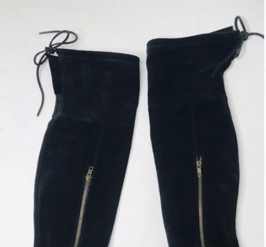 Freebird By Steven DATE Boot OTK NIB Size 6 MSRP $395 BLACK Rare | eBay
