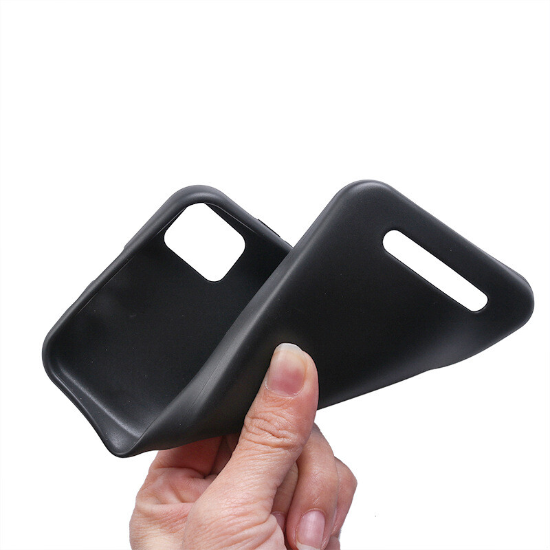 For Cloud Mobile Stratus C7, Slim Black Matte Soft TPU Rubber Case ...