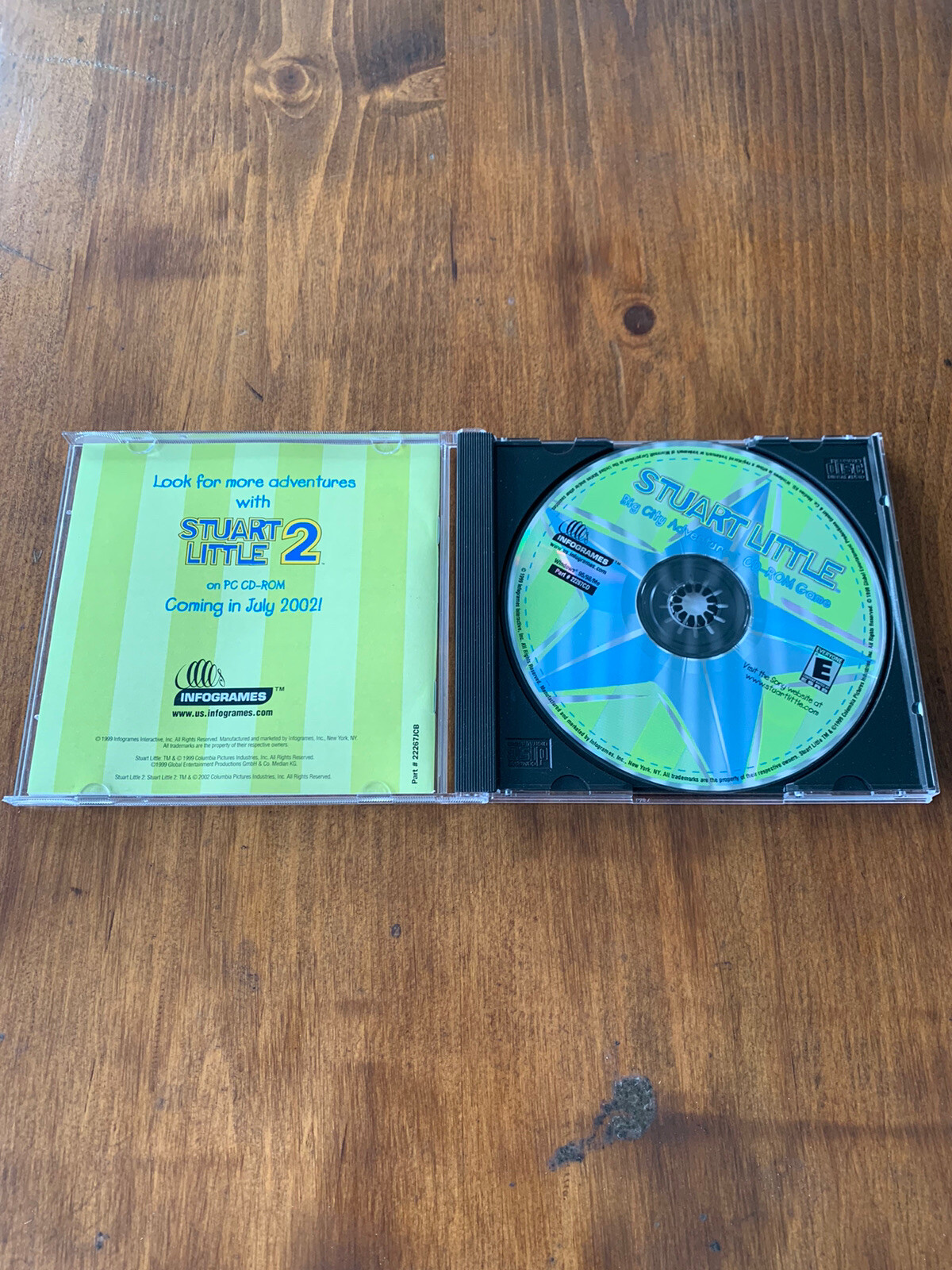 Stuart Little: Big City Adventures CD-ROM Game Jewel Case (PC, 2000 ...