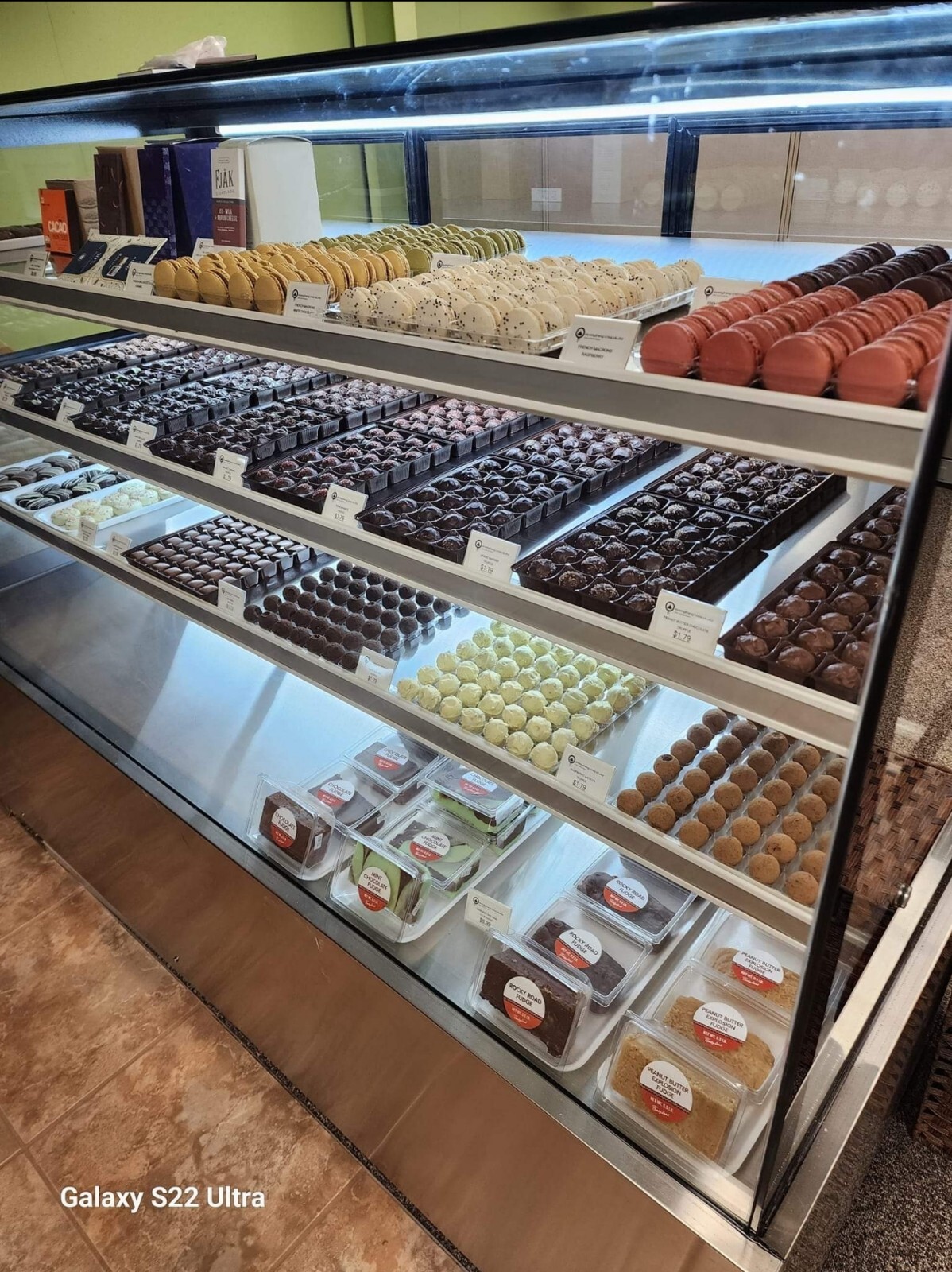 NEW 72" Dry Display Case Bakery Showcase Donuts Bagels Pastry Glass LED ...