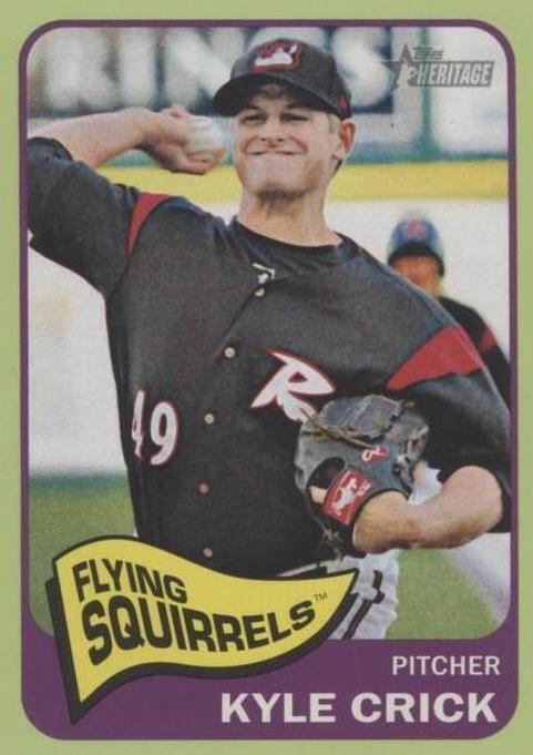 2014 Topps Heritage Minor League Edition - Kyle Crick #16 Green (RC ...