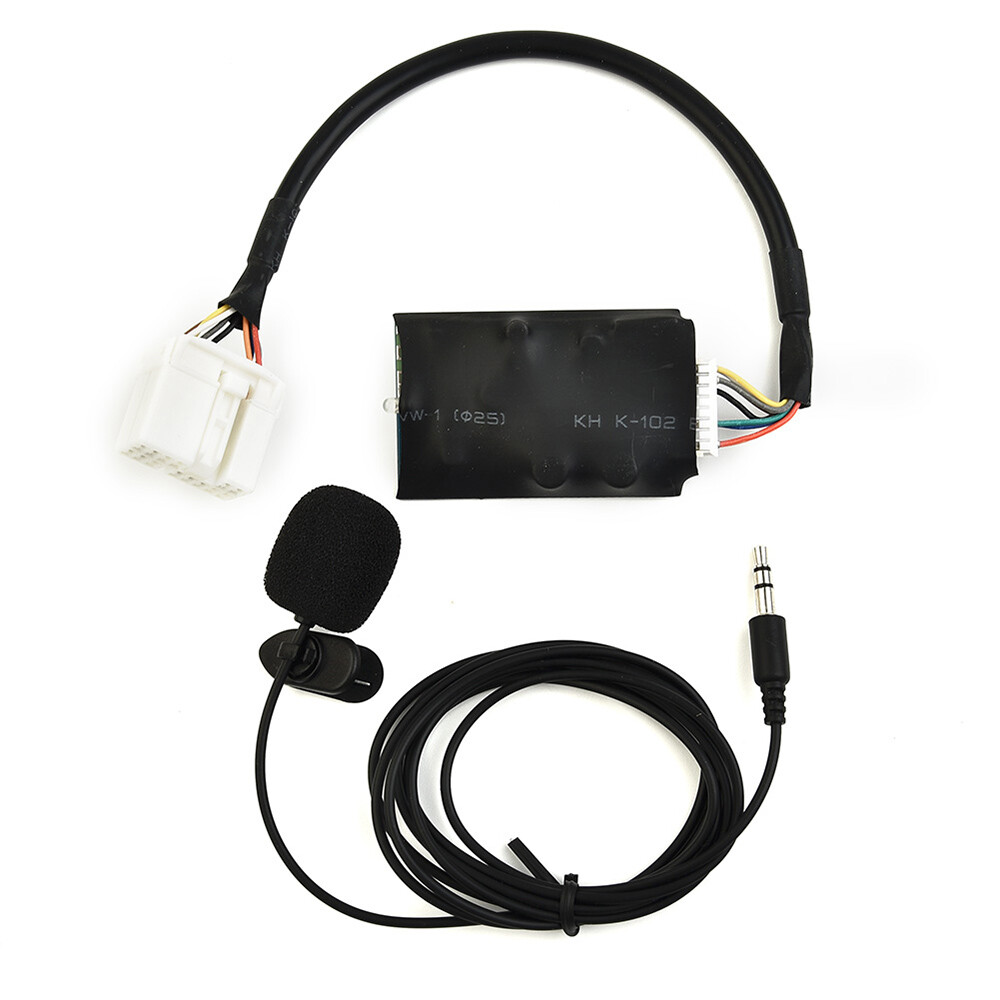 Bluetooth Module Radio Stereo Music Aux Cable Adaptor with Microphone ...