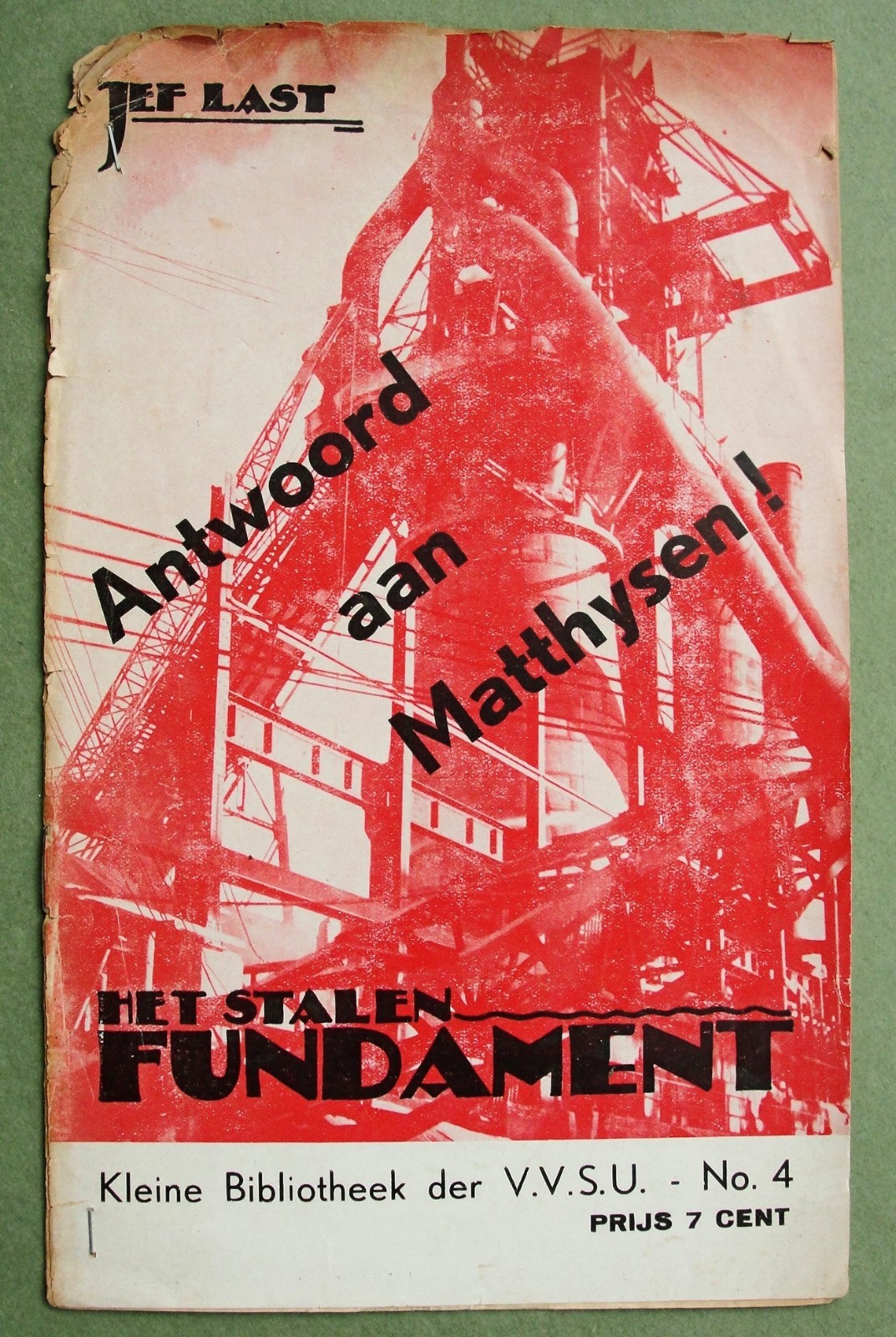 Cas OORTHUYS (attr.) c.1934: Jef Last on Matthysen, VVSU; (rare photo ...