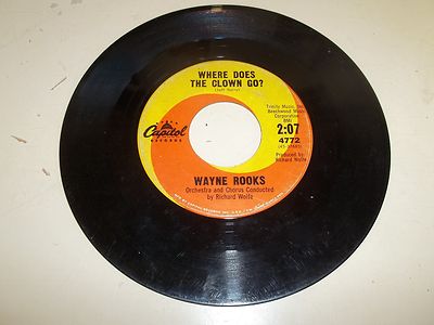 Capitol Label Wayne Rooks Chi-Chico Teek 45rpm Vintage Vinyl Record | eBay