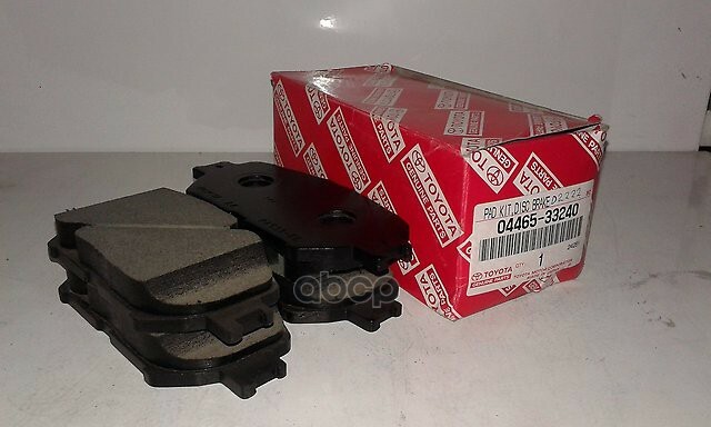 04465-33240 Toyota Pad kit, disc brake, front 0446533240, New Genuine ...