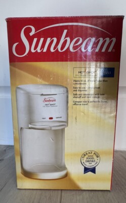 Vintage Sunbeam Hot Shot Hot Water Dispenser 3211 White Brand New | eBay