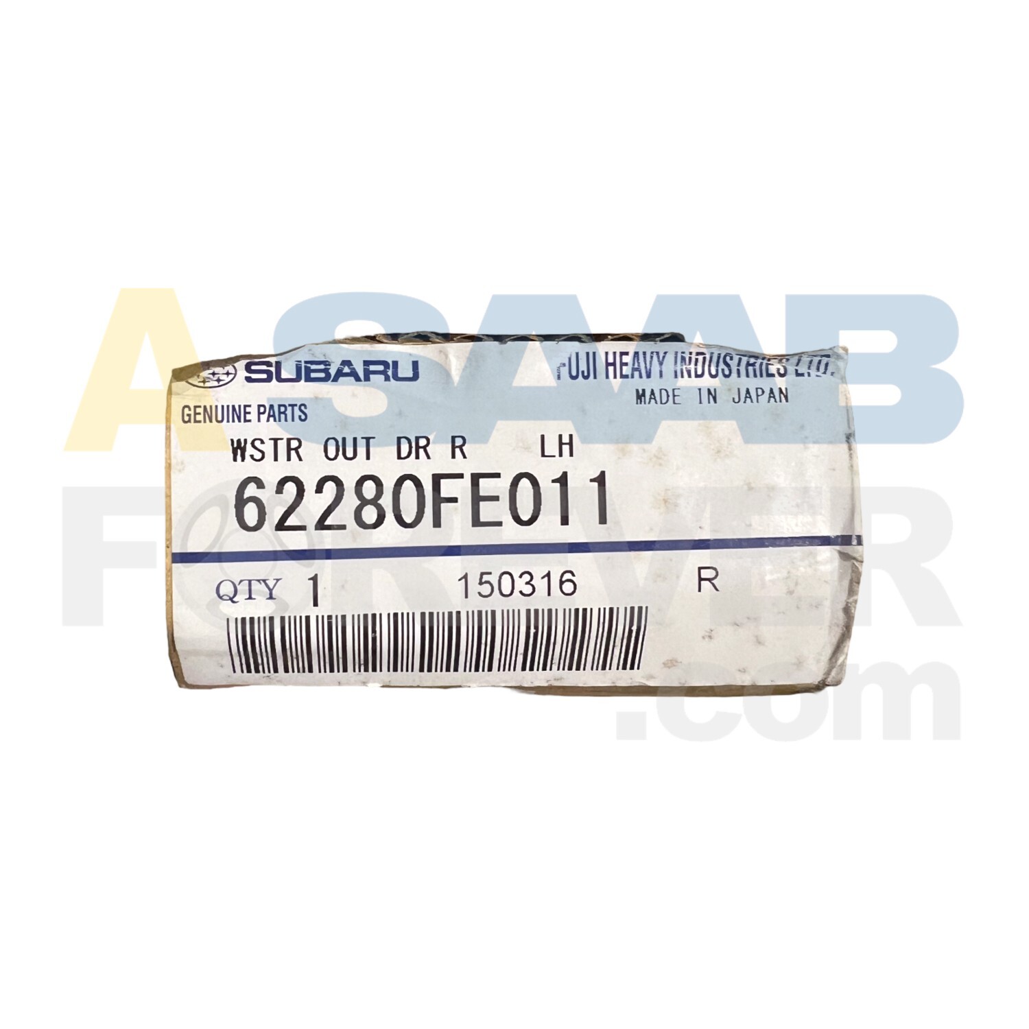 SUBARU Impreza Window Door Molding Weatherstrip Left Rear WRX NEW OEM ...