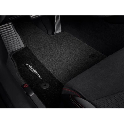 2020-2024 Corvette C8 Front Carpet Floor Mats 85103784 Black w/ Gray ...