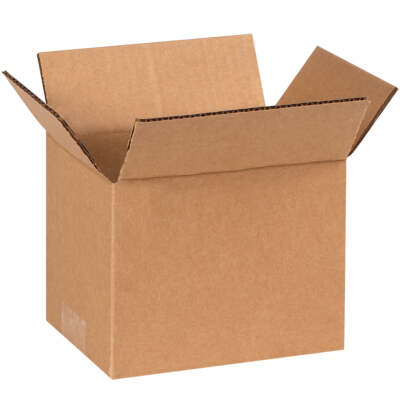 7x7x4" Corrugated Cardboard Boxes Shipping Packing Moving Supplies 25 ...