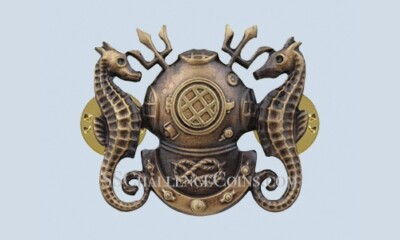 Miniature Badge Navy Diving Officer Pin | eBay