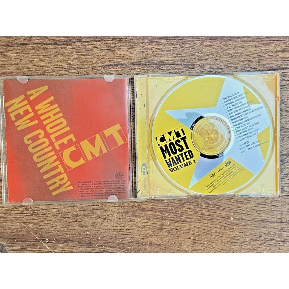CMT Most Wanted Volume 1, Country Music Television Various Artists CD ...