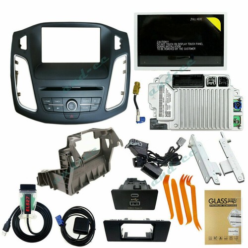 SYNC 3 Kit 4" Upgrade 8" NAVIGATION Fit Ford Focus 15-18 APIM Module ...