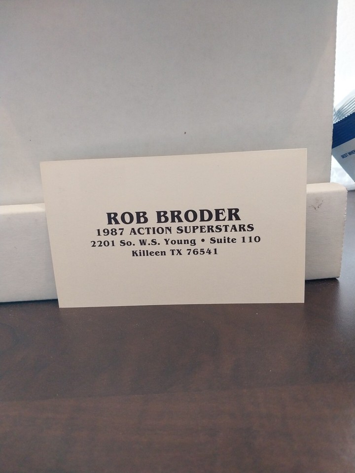 PETE INCAVLIGIA 1987 Rob Broder Action Superstars 3" X 5" Baseball Card ...