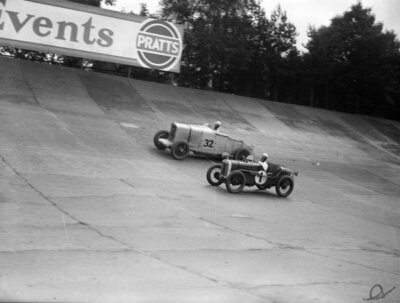 Earl of March Sammy C H Davis, Austin Seven 1930 Motor Racing Old Photo ...