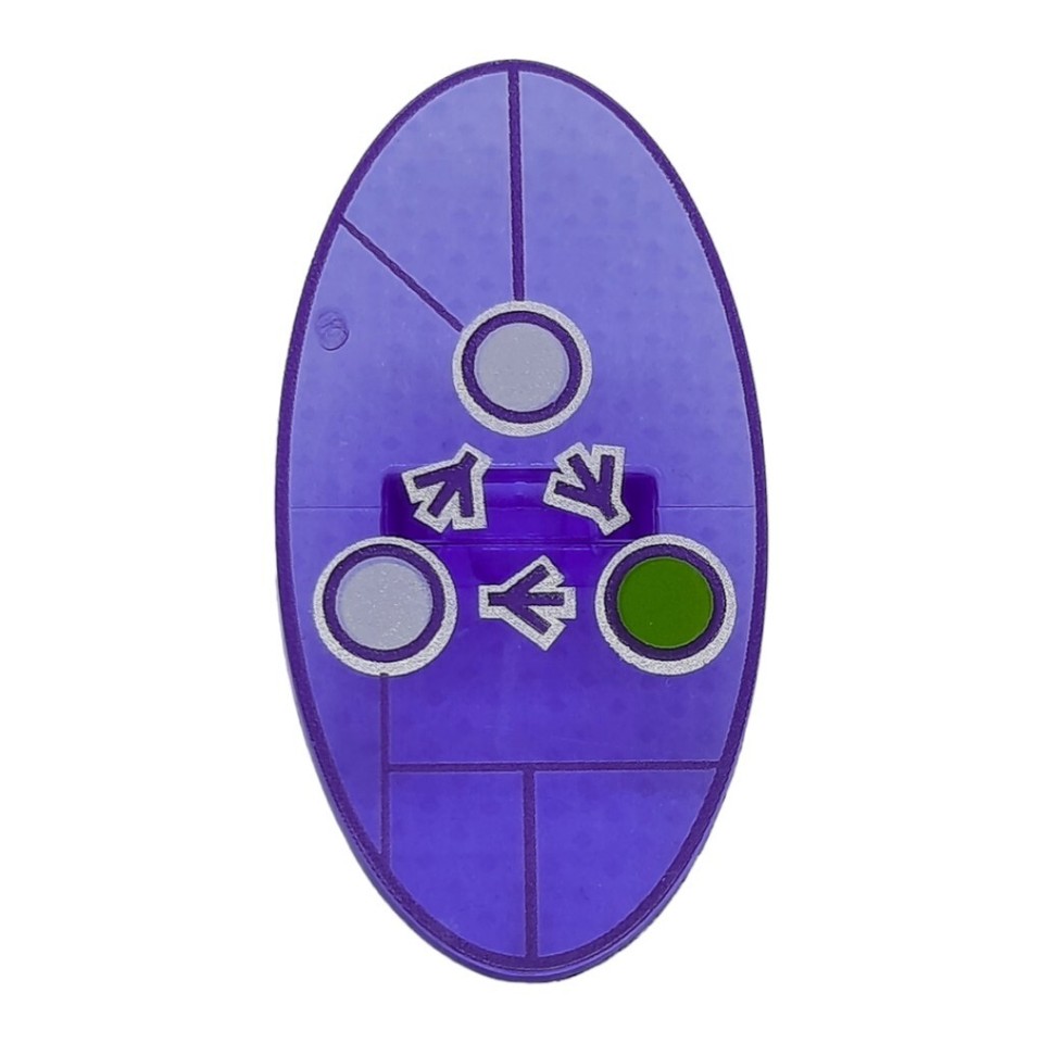 Lego Dimensions 71200 Keystone Lot Trans-Purple Minifigure Oval Shield ...