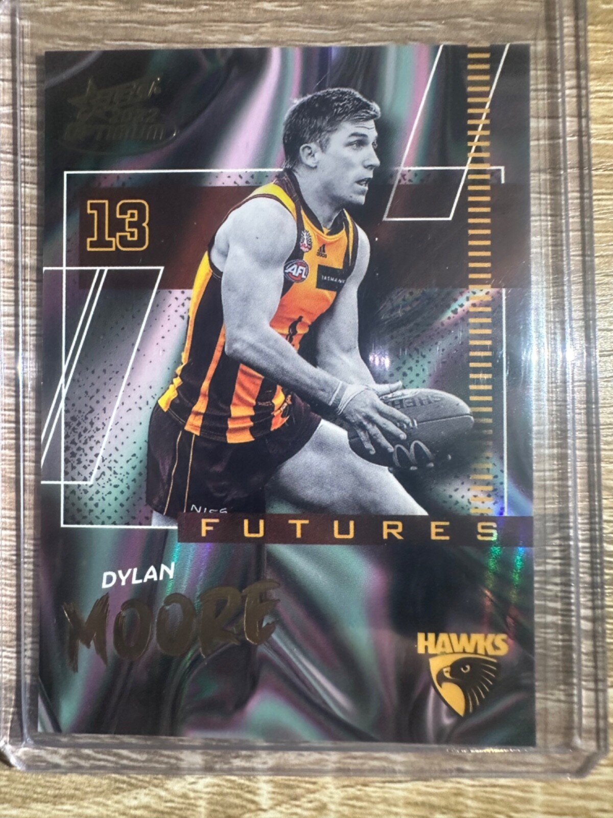2022 Select Optimum Futures F48 Dylan Moore Hawthorn #73/95 | eBay ...