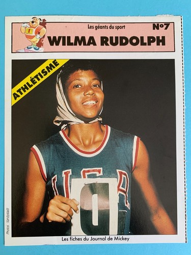 WILMA RUDOLPH USA RARE VINTAGE COLLECTOR 90s ROOKIE CARD (GAYRE83) | eBay