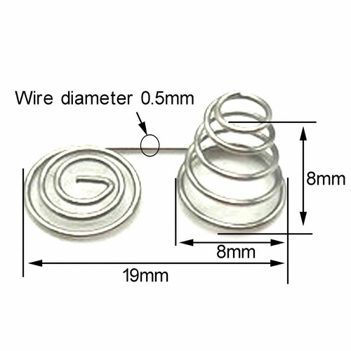 AA / AAA Batteries Spring Contact Terminal Positive / Negative ...