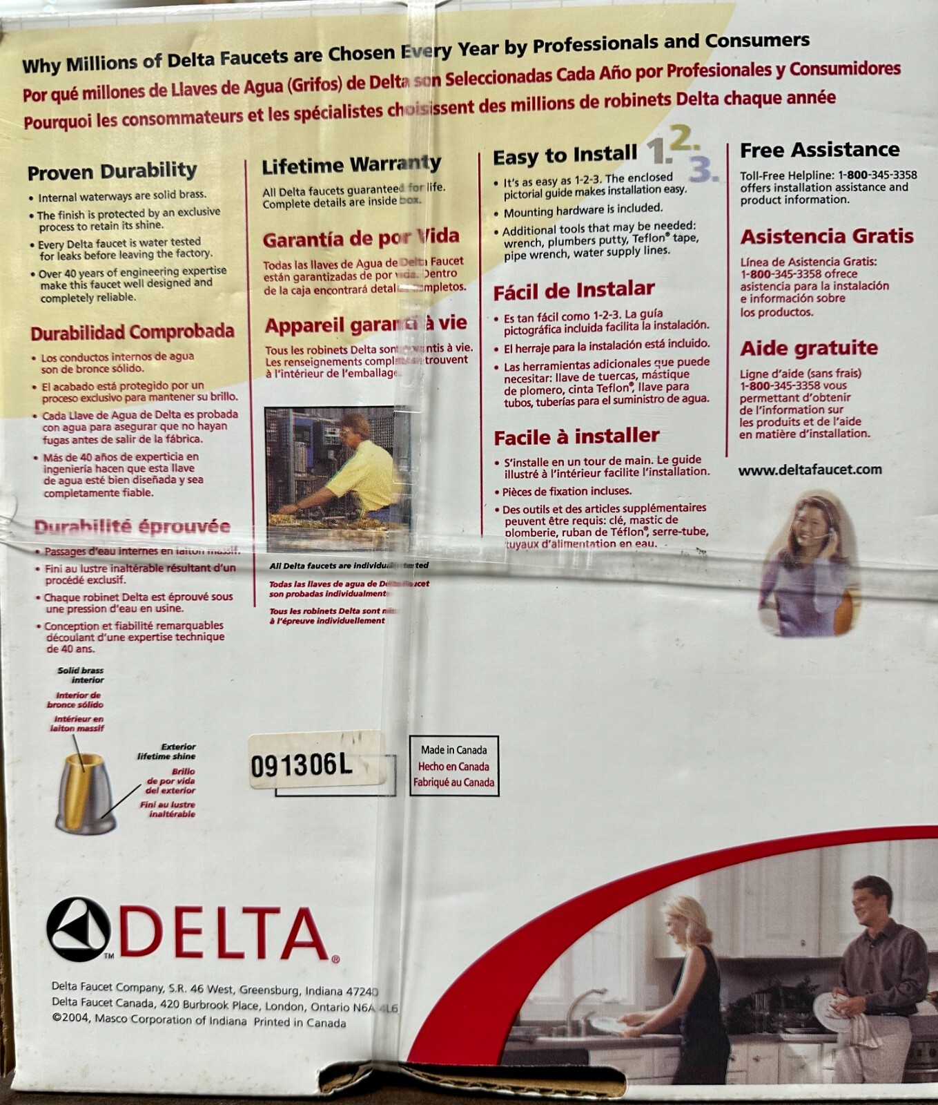 Delta 2131 Chrome Two Handle Laundry Faucet for sale online | eBay