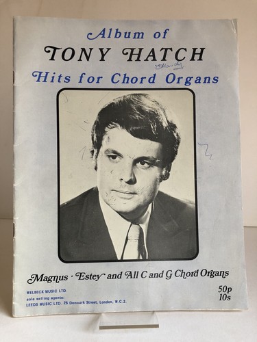 SCARCE "Album of Tony Hatch: Hits for Chord Organs" - PB 1970 | eBay