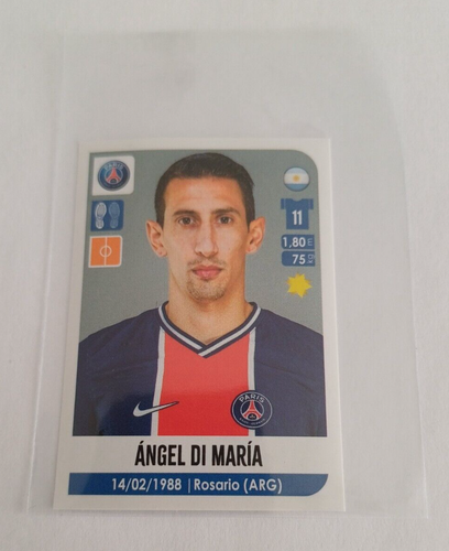 Image Sticker Cromo n°412 Angel DI MARIA Paris PSG PANINI FOOT 2020 ...