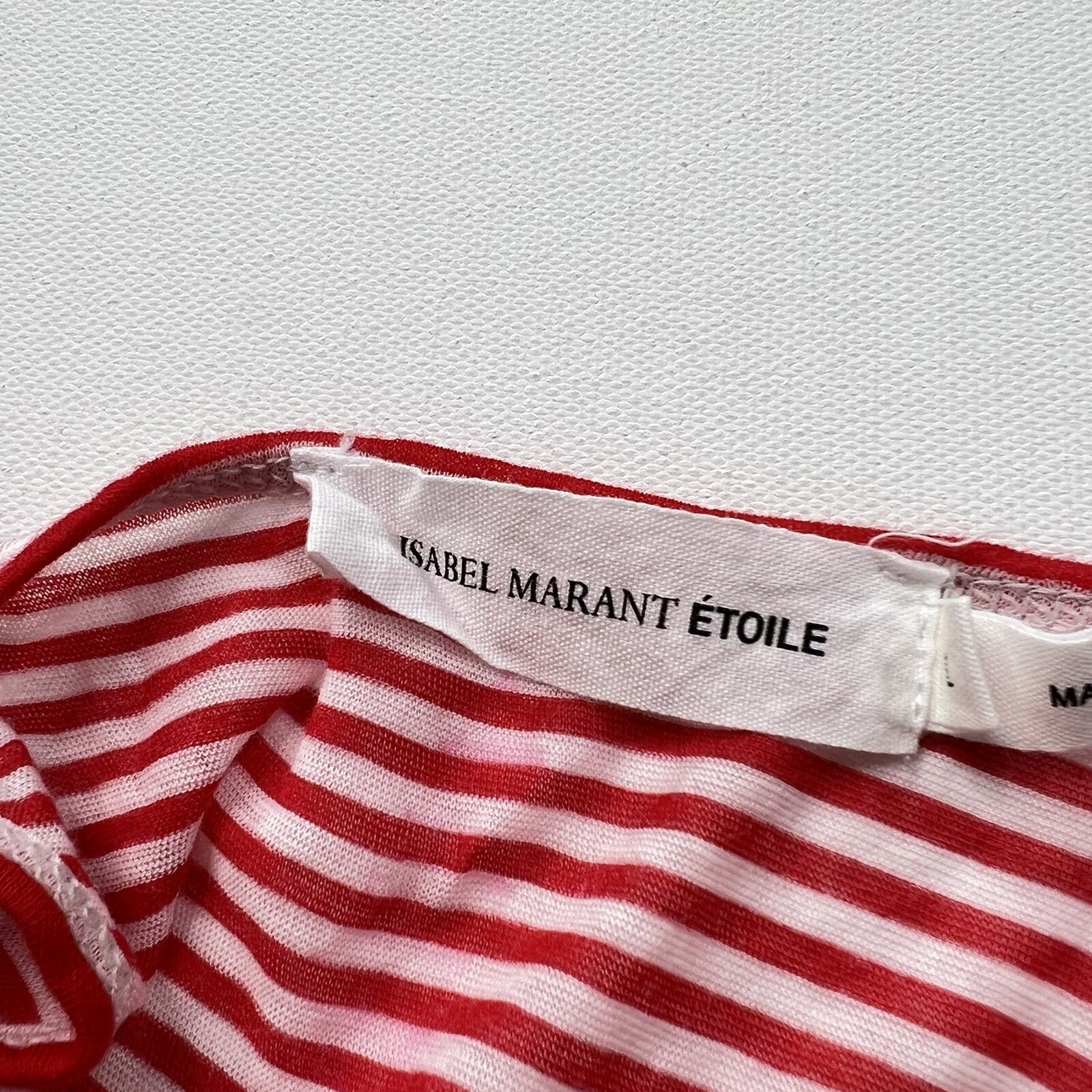 Isabel Marant Etoile Red White Stripes Tank Top Dress… - Gem