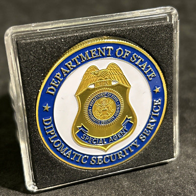 DEPARTMENT OF STATE-US Diplomatic Security Service Gold Plated ...