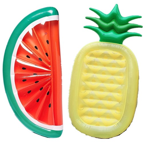 Stylish Pineapple Inflatable Swimming Ring Yellow And Red Eco-friendly ...