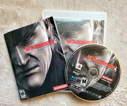Metal Gear Solid 4 Guns of the Patriots PlayStation 3 PS3 Complete CIB ...