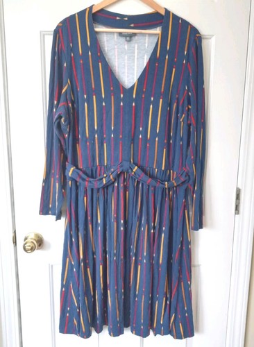 MODCLOTH Women's Rayon Jersey Dress Casual Career Everyday Plus Size 2X ...
