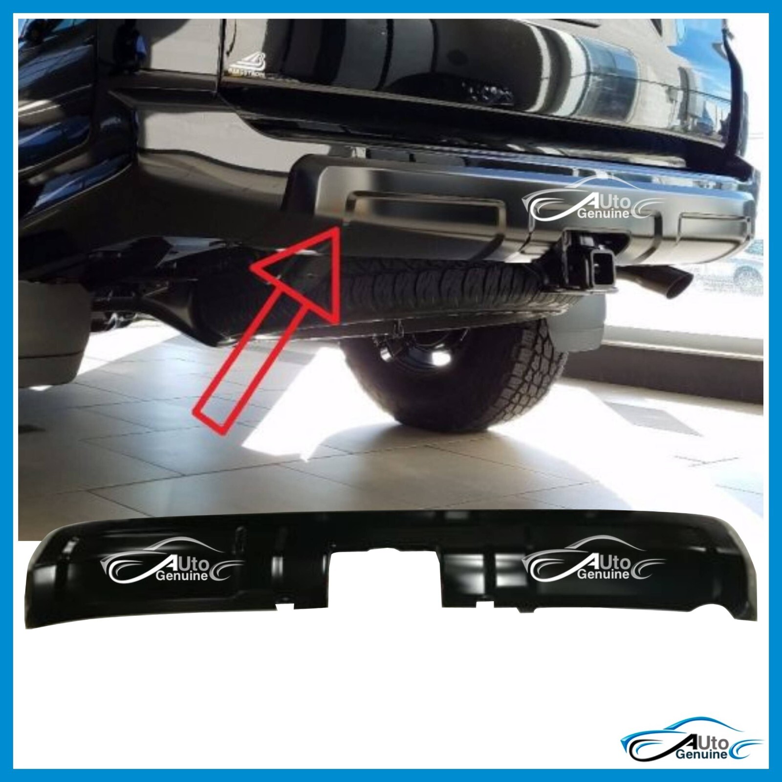 2014-2022 Genuine Toyota 4Runner 52169-35120 Black Rear Lower Valance ...