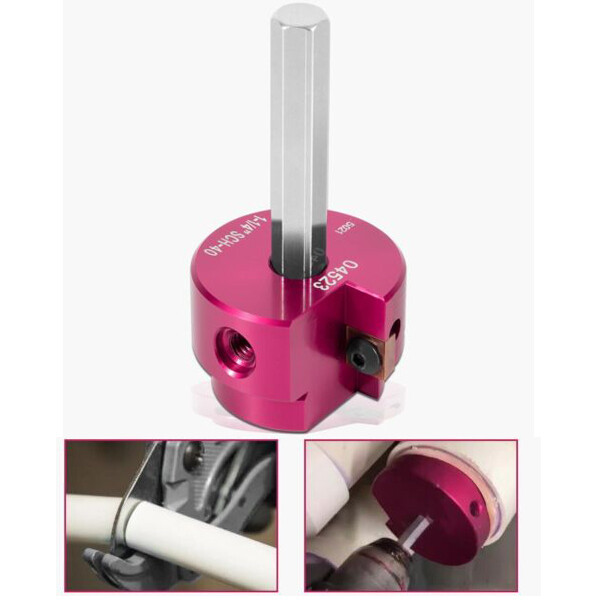 PPR125 pvc pipe reamer Clean Ream Extreme w/ 3/8-Inch Hex Shaft 1-1/4 ...