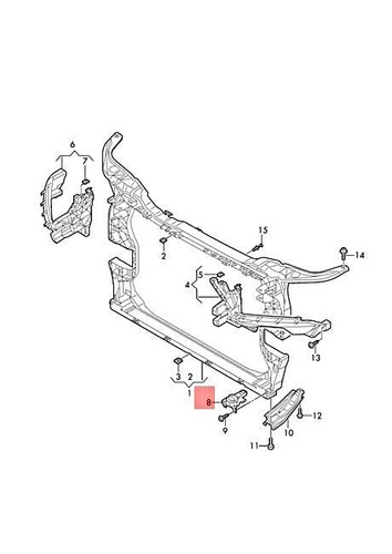 Genuine Support Left AUDI Q5 80A805201A | eBay