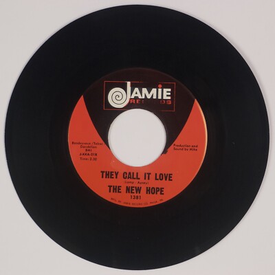 THE NEW HOPE: They Call It Love US Jamie Folk Rock 45 | eBay